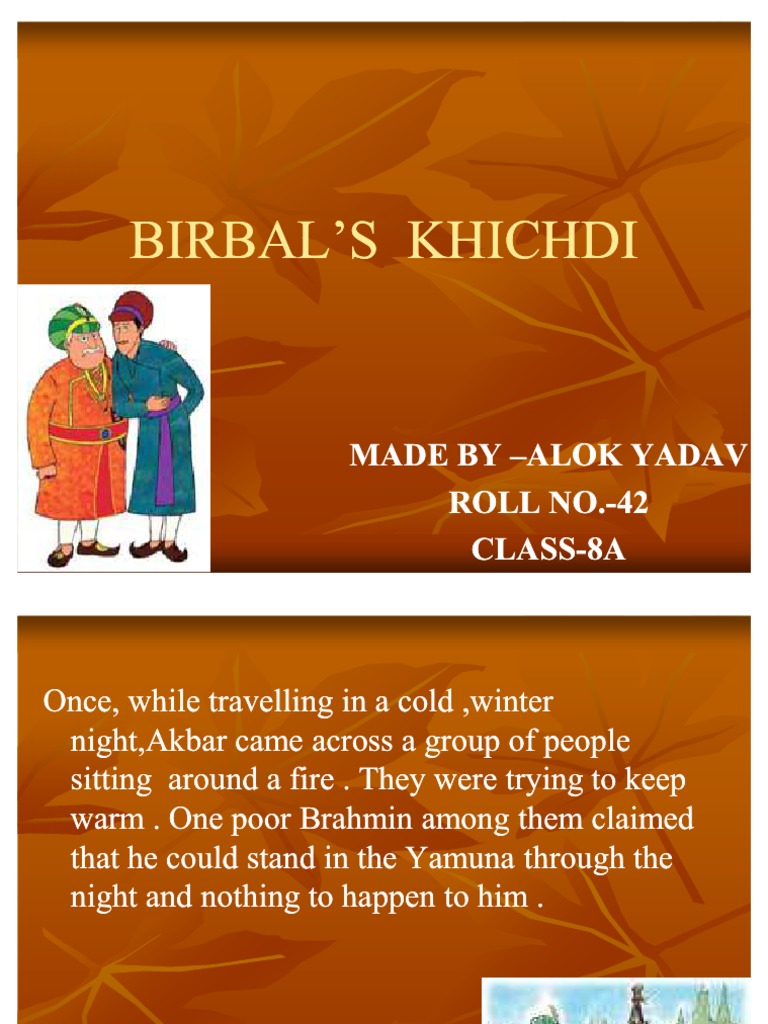 Birbal's Khichdi | PDF