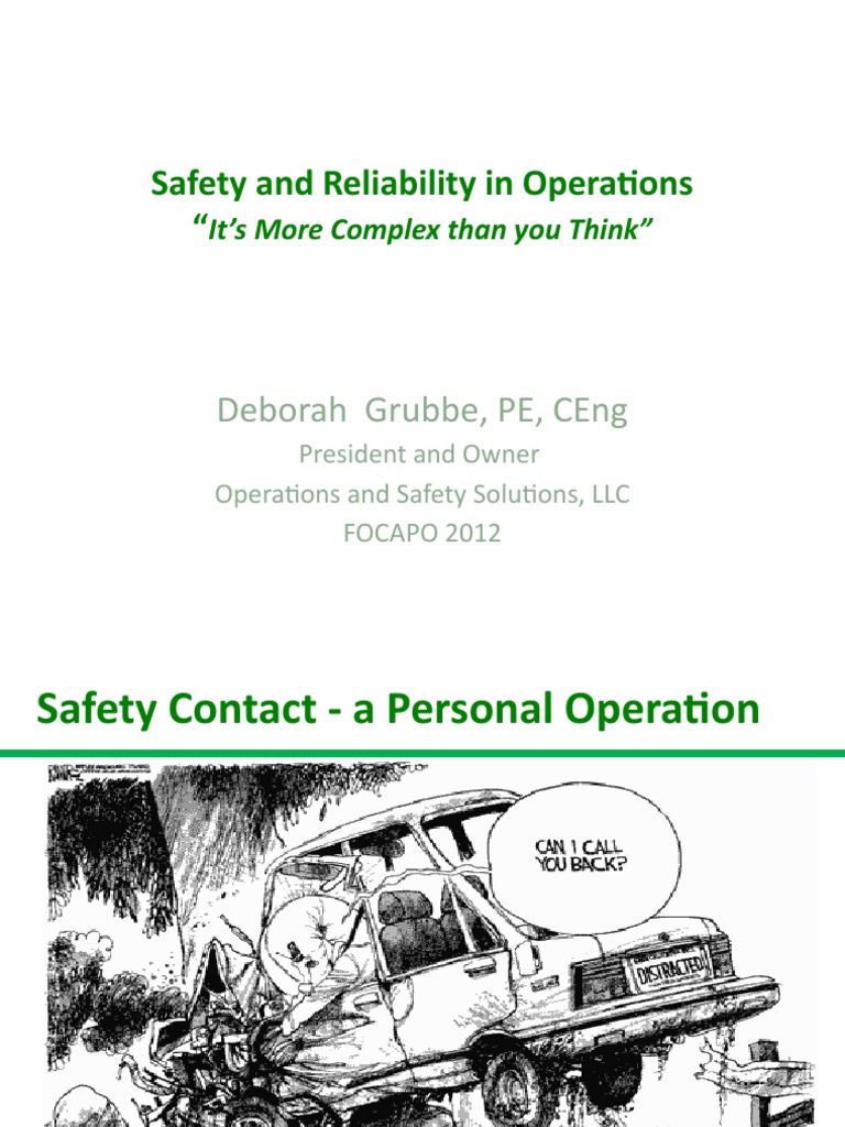 Safety and Reliability in Operations | PDF | Automation | Programmable ...