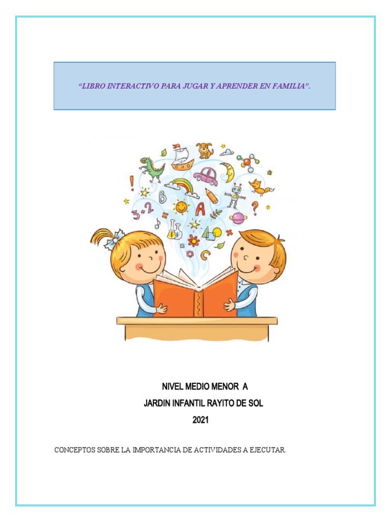 Libro de Actividades Jardin | PDF | Color | Educación de la primera ...
