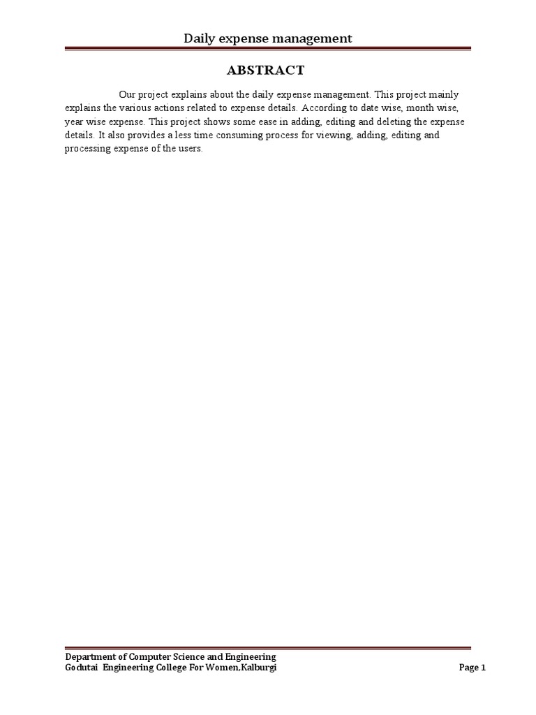Daily Expense Management | PDF | Php | Hyperlink