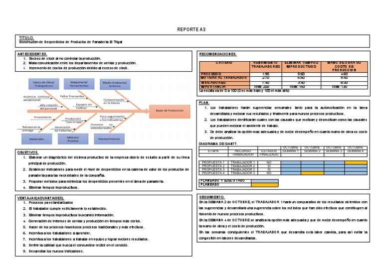 Choosing by Advantages y Reporte A3 | PDF | Economias | Business