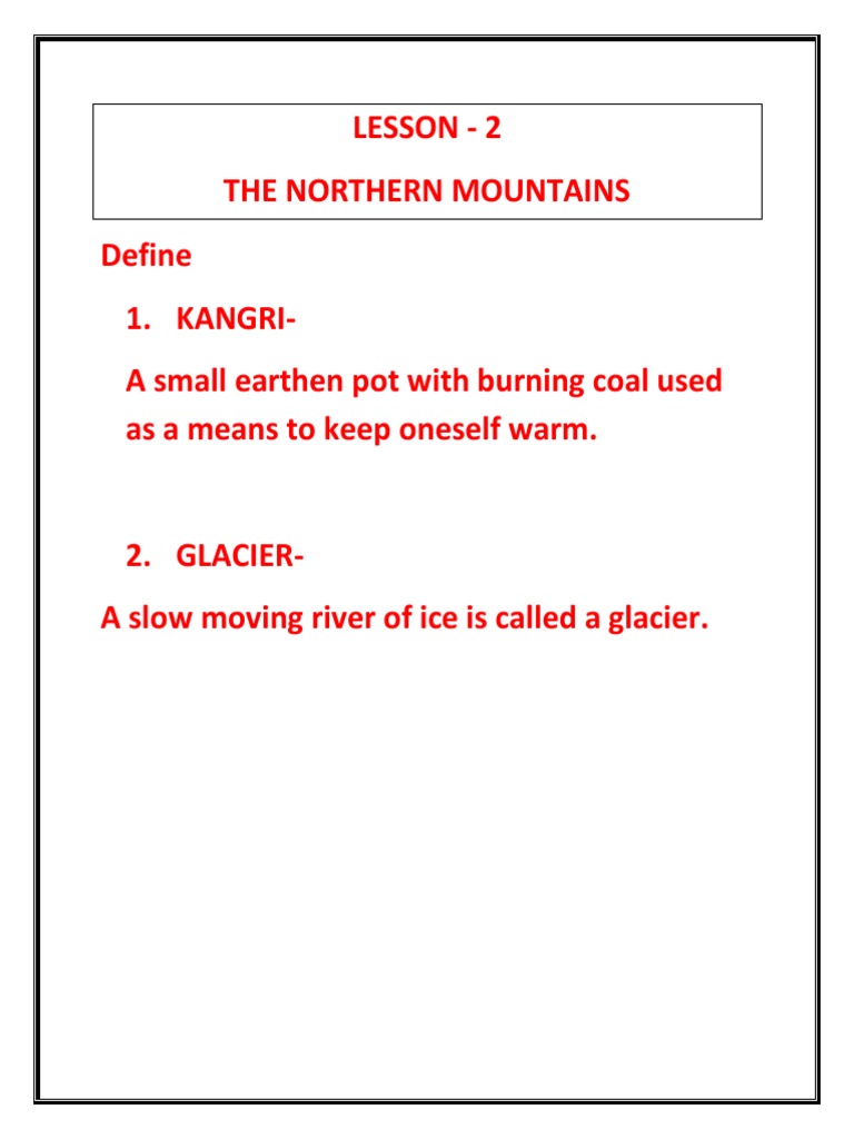 Northern Mountains: Geography and Culture | PDF | Himalayas | Agriculture