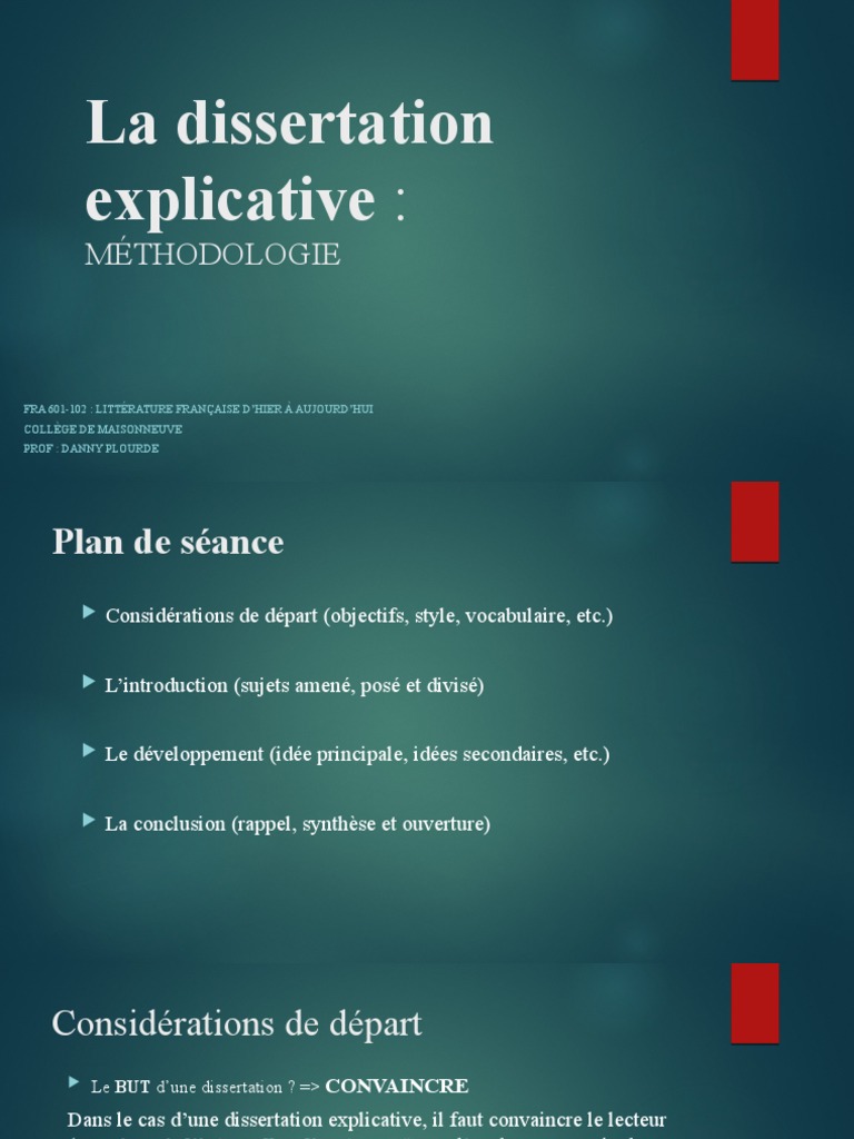 Dissertation Explicative | PDF | Phrase | Sujet (Grammaire)