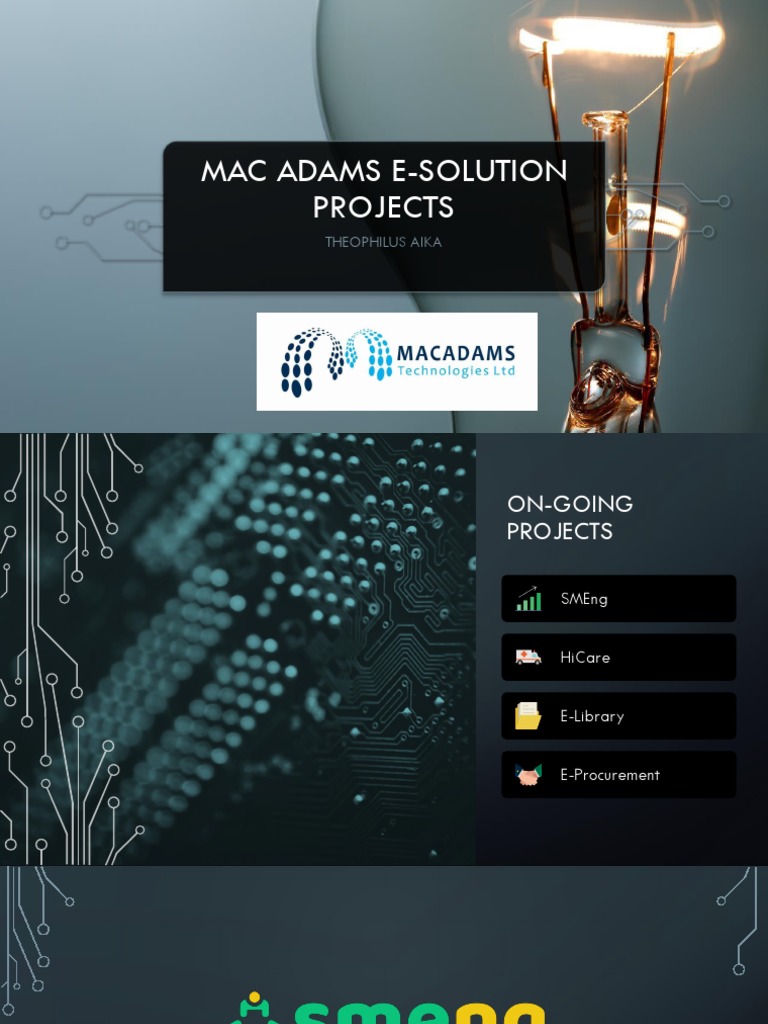 Mac Adams E-Solution Projects | PDF | Digital Library | Test Driven ...