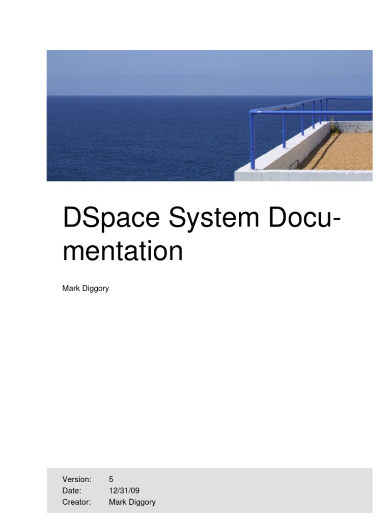 DSpace System Documentation 1.6.0 rc1 | PDF | File Format | Metadata