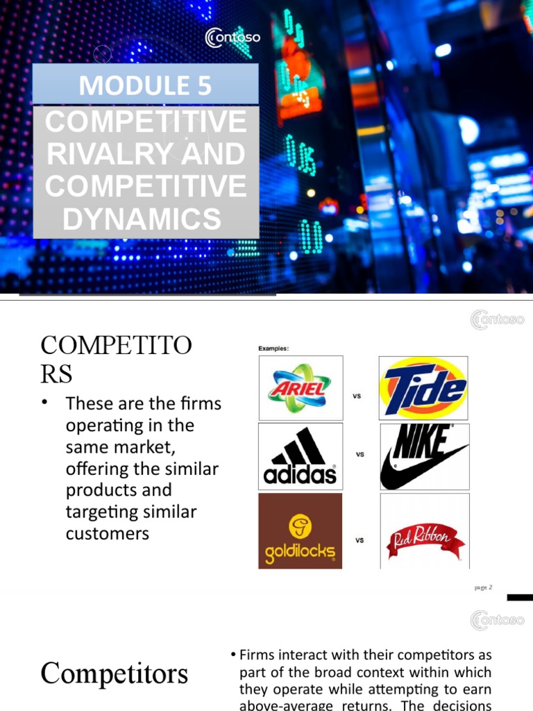 Module 5 - Competitive Rivalry and Competitive Dynamics | PDF ...