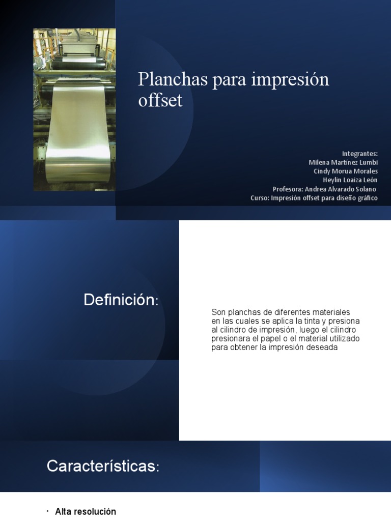 Planchas para Impresion Offset Final | PDF | Impresión | Diseño gráfico