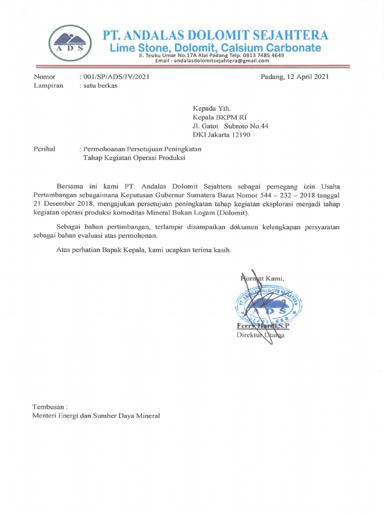 Surat Permohonan | PDF