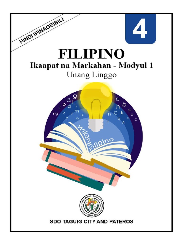 Filipino: Ikaapat Na Markahan - Modyul 1 | PDF