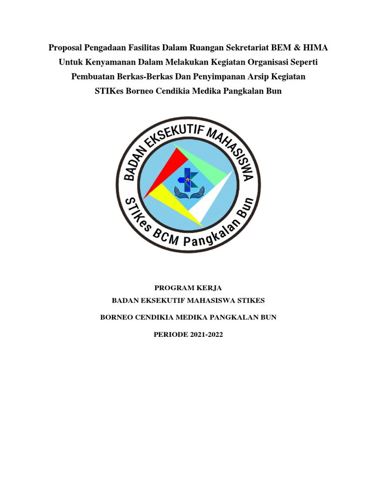 Proposal Fasilitas Sekretariat BEM | PDF