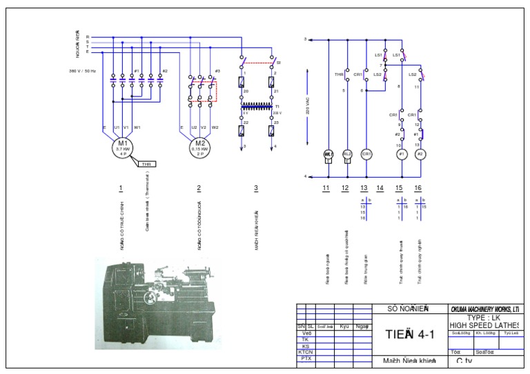 Tien 4-1 Okuma Wiring Diagram | PDF