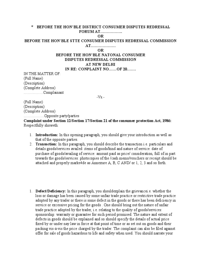 ConsumerForum Complaint | PDF | Complaint | Vexatious Litigation