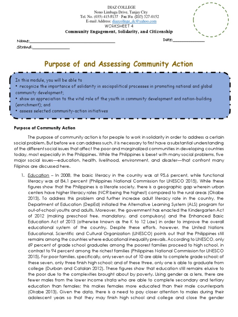 II Worksheet 4 Cesc. | PDF | Social Justice | Social Equality