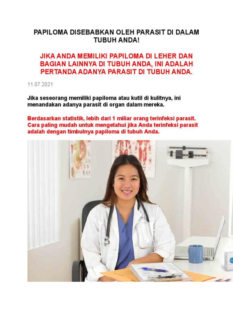 Papiloma: Tanda Infeksi Parasit | PDF