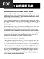 Full Body Workout B PDF | PDF | Limbs (Anatomy) | Human Anatomy