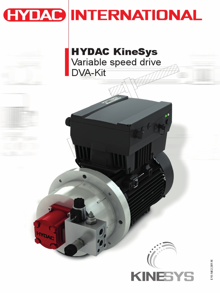 Hydac Kinesys: Variable Speed Drive Dva-Kit | PDF | Flow Measurement | Pump