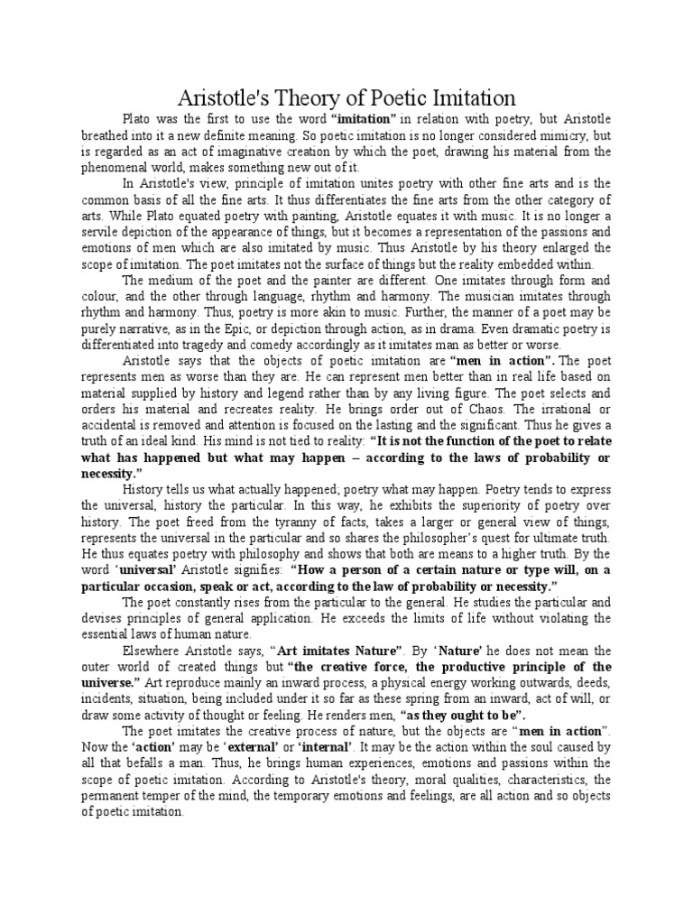 Aristotle | PDF | Tragedy | Plot (Narrative)