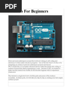 Arduino UNO Tutorial For Beginners | PDF | Arduino | Computer Engineering