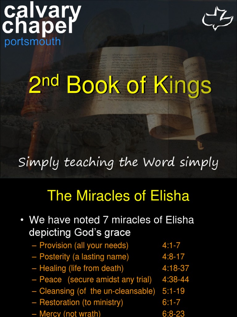 Miracles of Elisha in 2 Kings Explained | PDF | Minister (Christianity ...