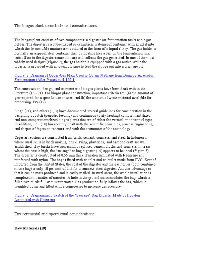 Biogas Plant Technical Guide | PDF | Anaerobic Digestion | Biogas