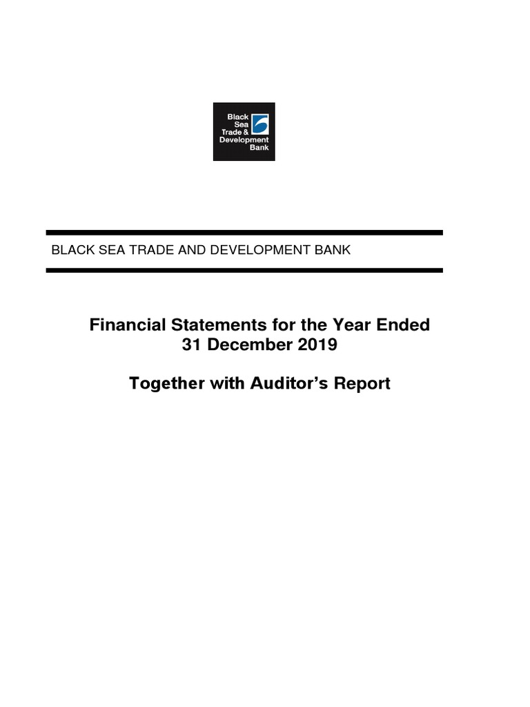 BSTDB Financial Statements For 2019 | PDF | International Financial ...