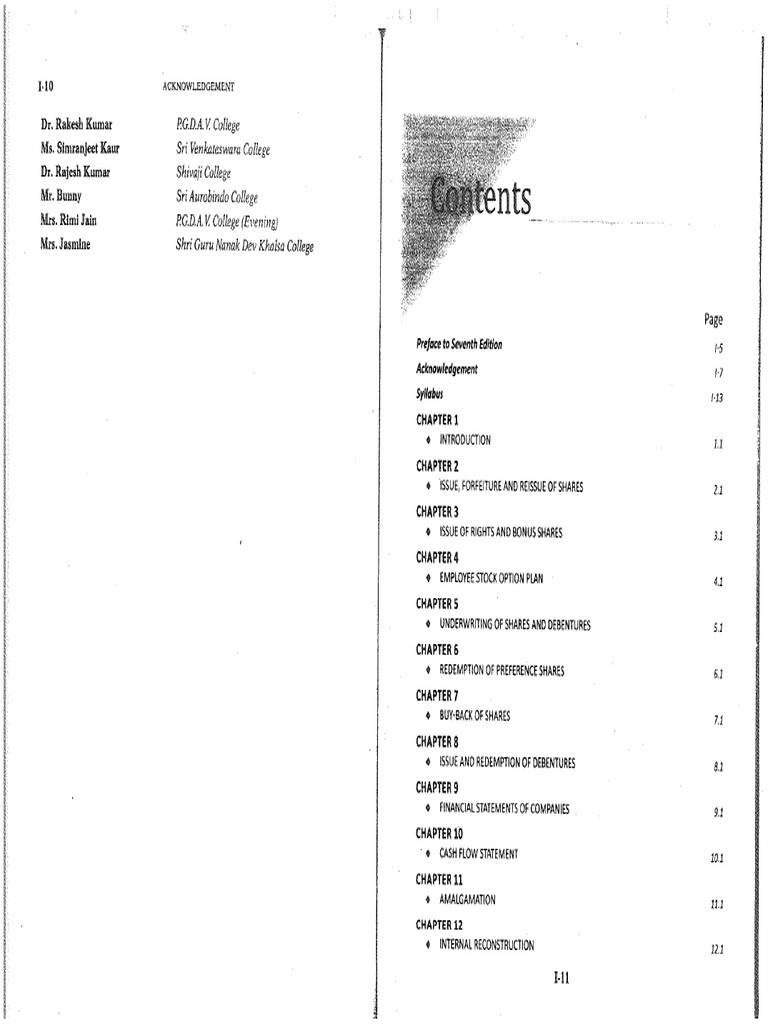 Corporate Accounting Semester 2 DU - BK Goyal (Complete) | PDF