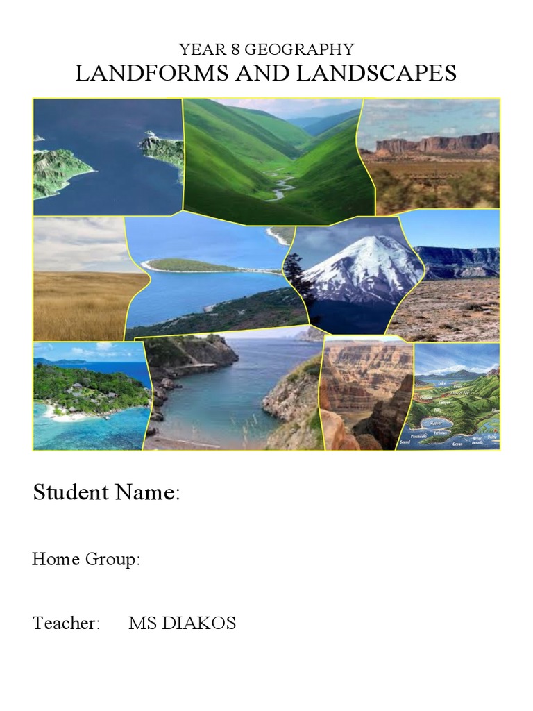 Year 8 Geography: Landscapes & Landforms | PDF | Plateau | Landscape