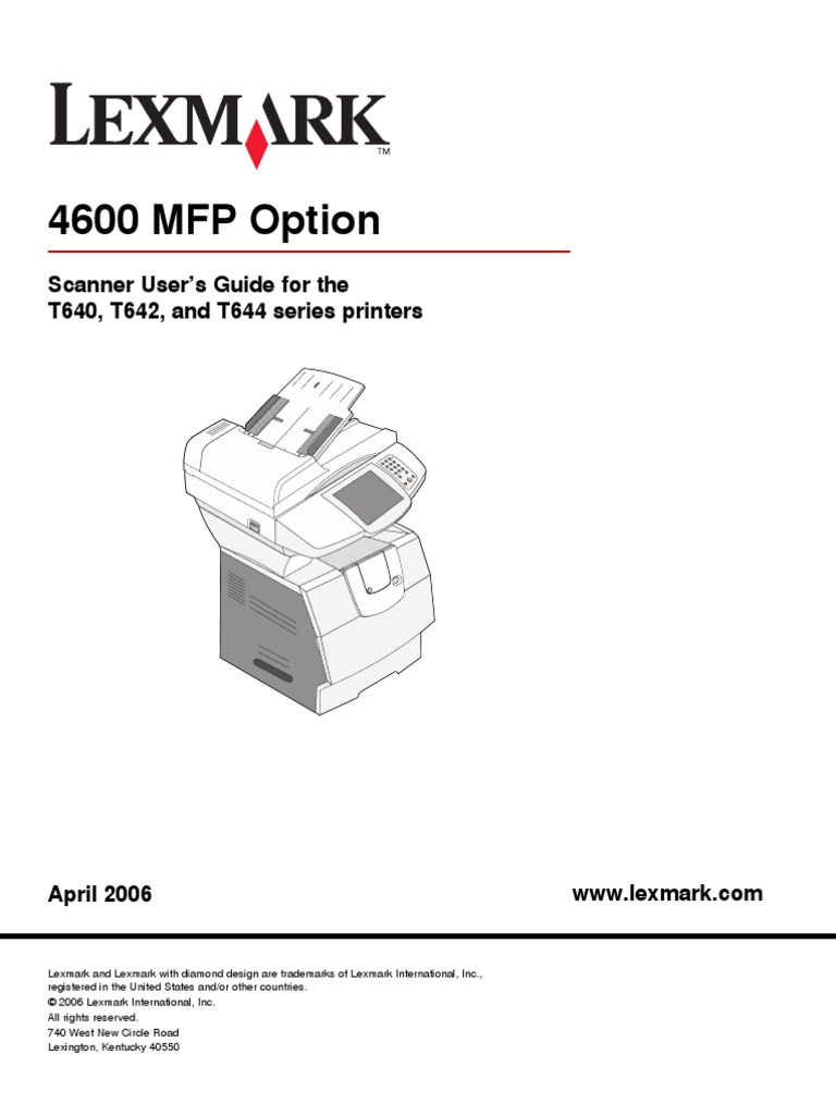 Lexmark 642 User Guide | PDF