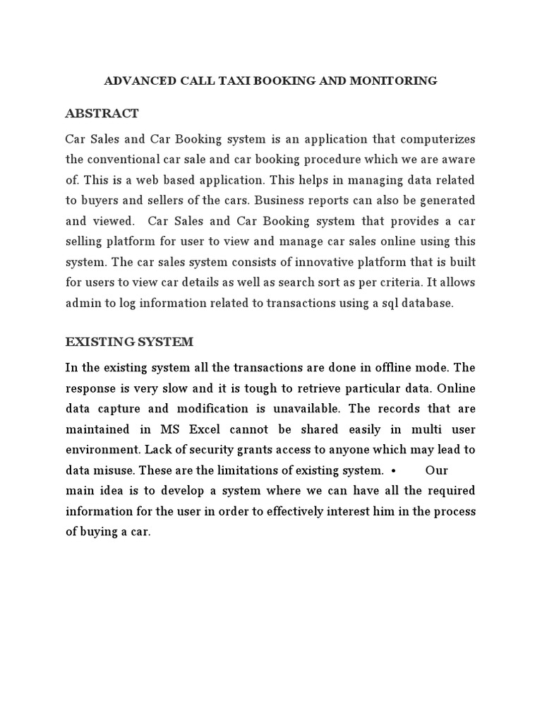 Car Dealer Management System | PDF | Databases | Sales