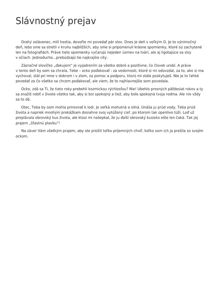 Slavnostny Prejav 20210711 113640 | PDF