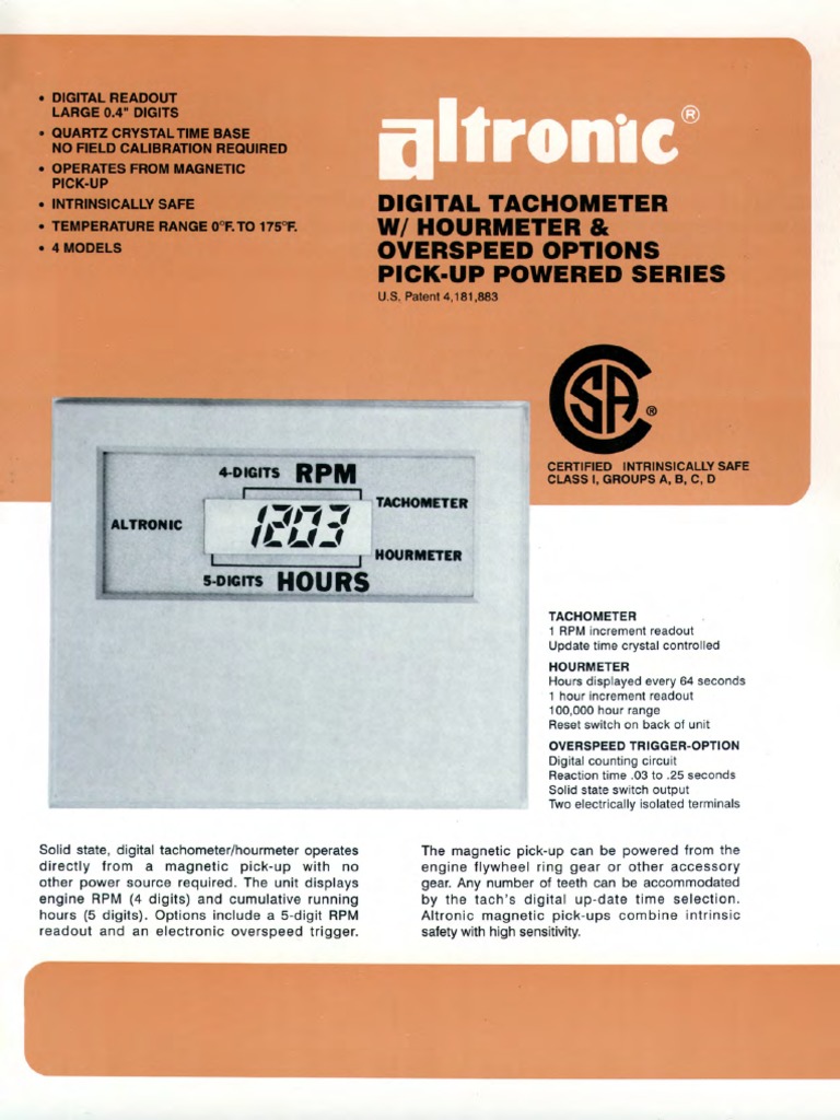 Altronic PT2100 Brochure | PDF