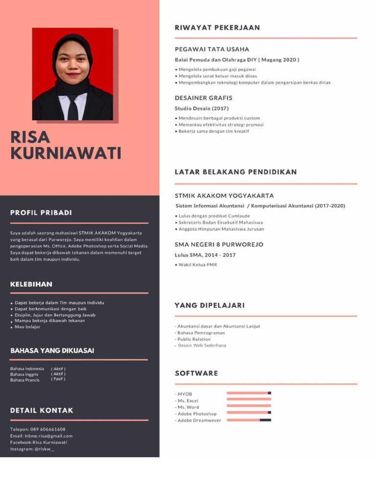 CV - Risa Kurniawati | PDF