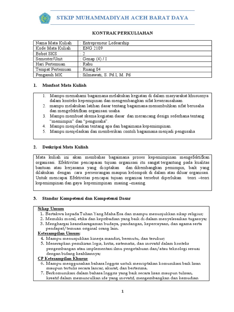 Entrepreneur Leadership | PDF