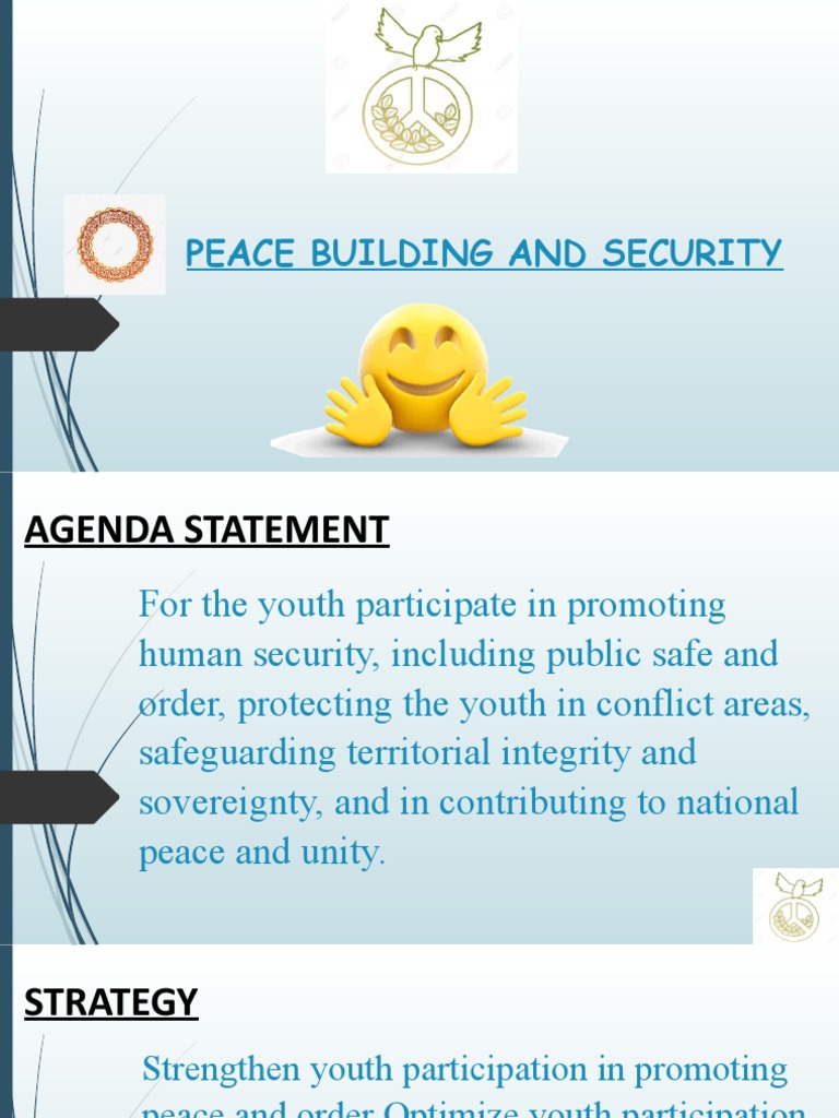 Peace Building and Security | Download Free PDF | Peace | Peacebuilding