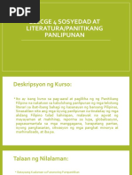 Pagsusuri NG Nobela | PDF