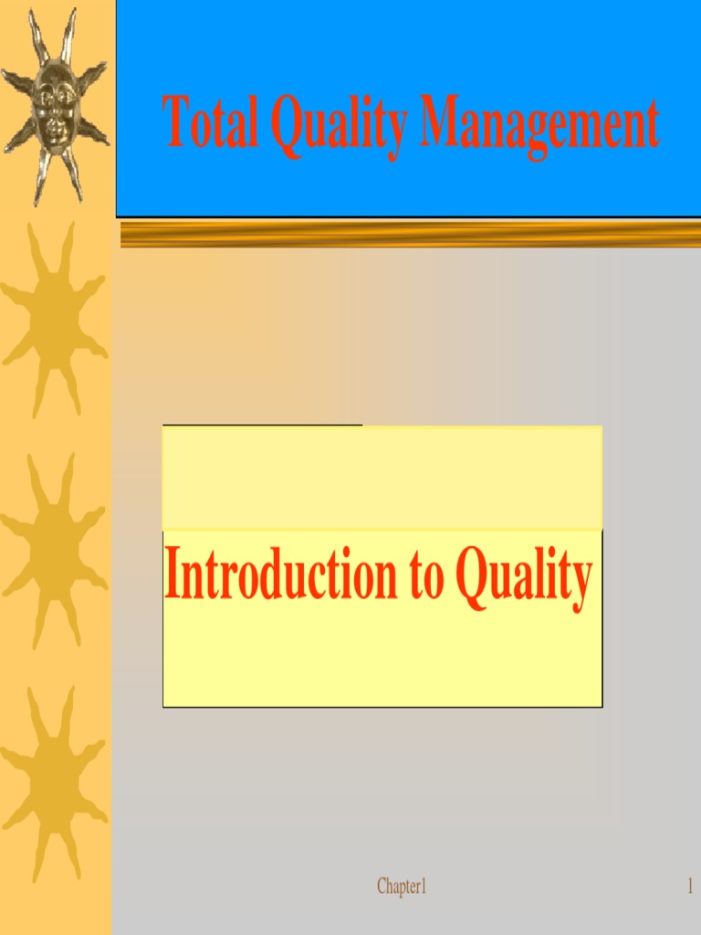 Introduction To Quality | PDF | Competitive Advantage | Design