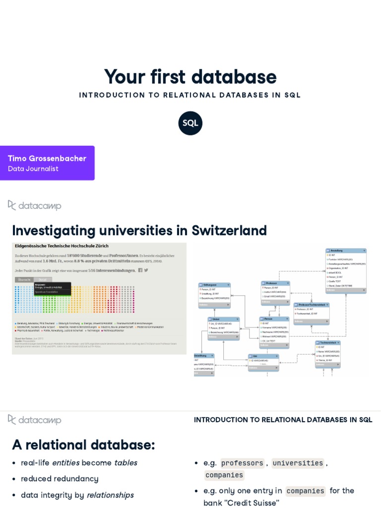 Chapter 1 | PDF | Relational Database | Relational Model