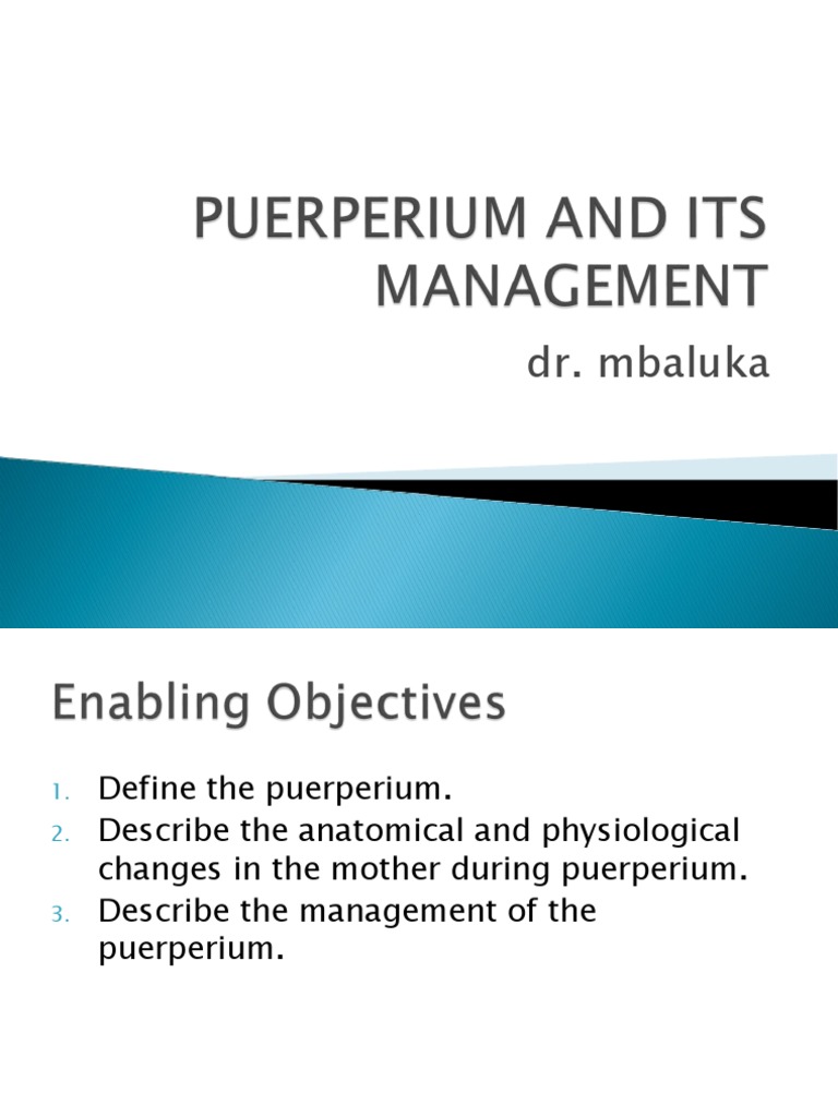 Management of Normal Puerperium | PDF | Postpartum Period | Lactation