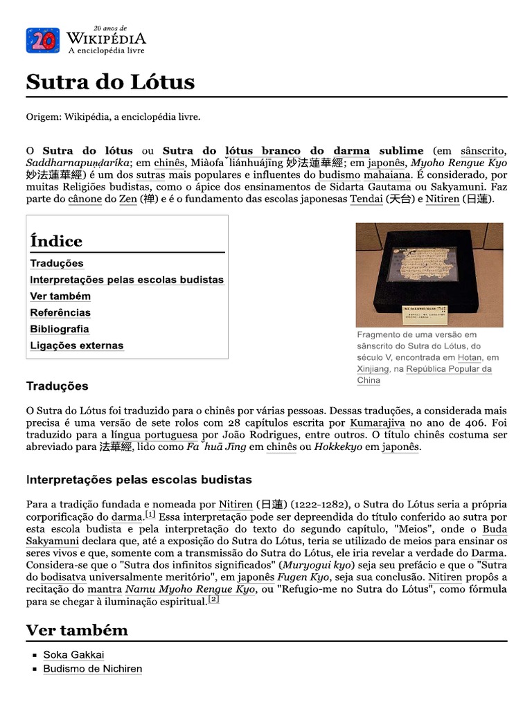 Sutra Do Lotus | PDF