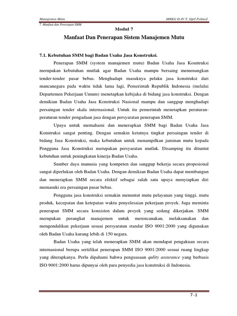 Modul 7. Manfaat SMM | PDF | Bisnis