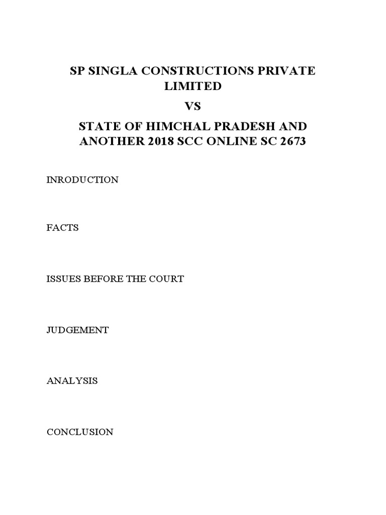 Adr Case Study | PDF | Arbitration | Lease