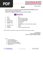 7 May Election Holiday Notice | PDF