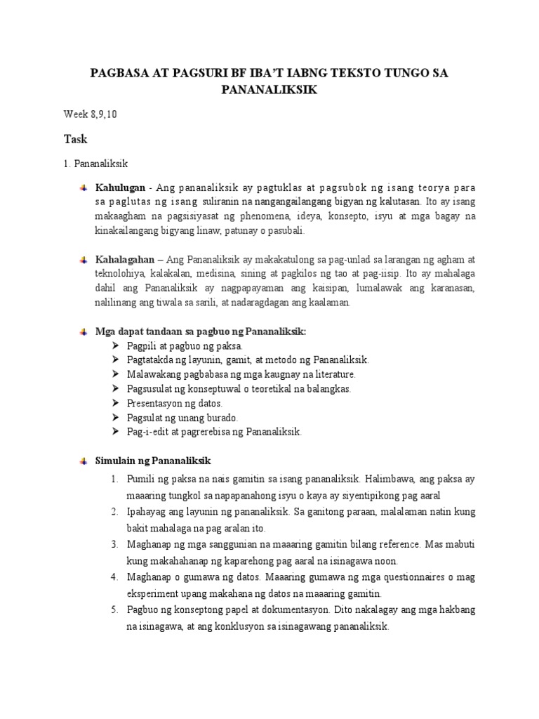 TAJARAN - Week 8 9 at 10. PPITTP | PDF