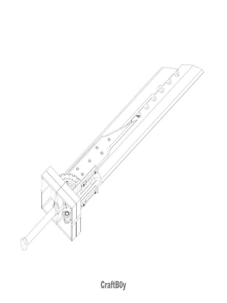 Cloud's Fusion Sword - TEMPLATE | PDF