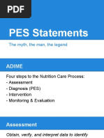 Nutrition Care Process PES Statement Samples: Problem Related To As ...