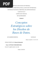 Etapas en El Diseño de Una Base de Datos | PDF | Bases de datos | Ciencias de la Información