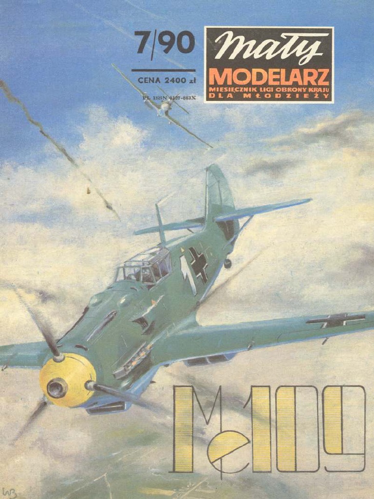 (Papermodels@Emule) (Maly Modelarz 1990-07) - Messerschmitt Me109 | PDF