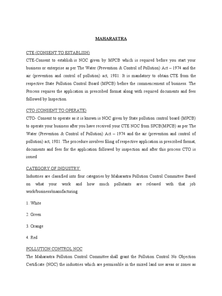 Consent To Establish and Consent To Operate | PDF | Hazardous Waste ...