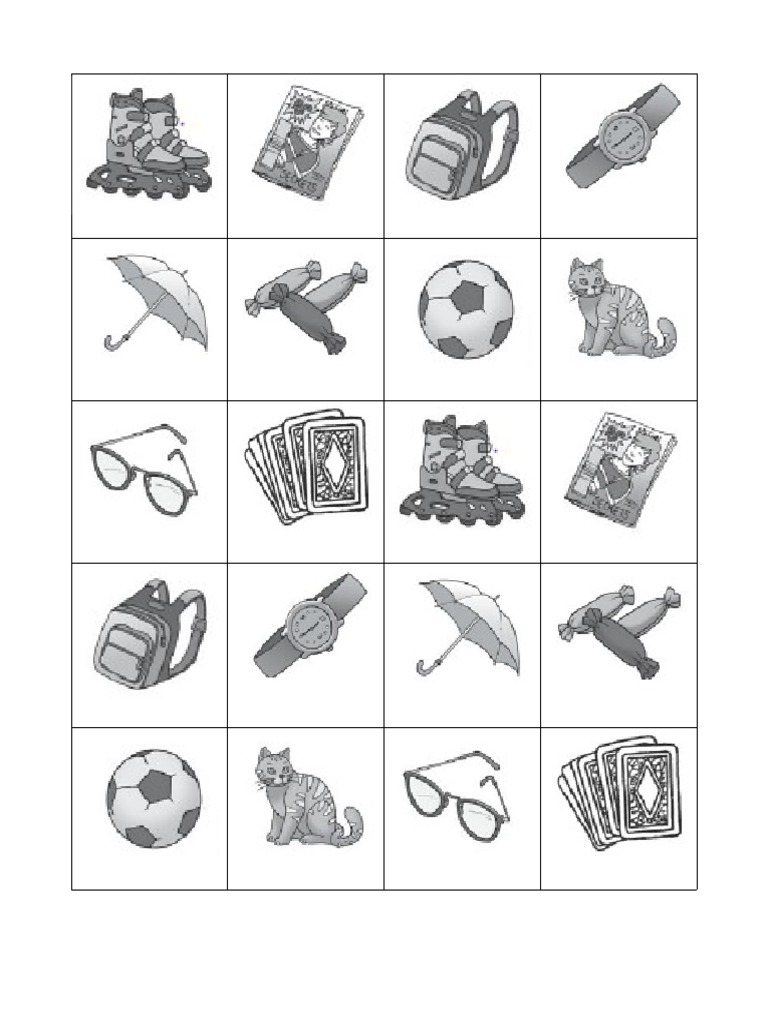 Pelmanism Cards Imag | PDF