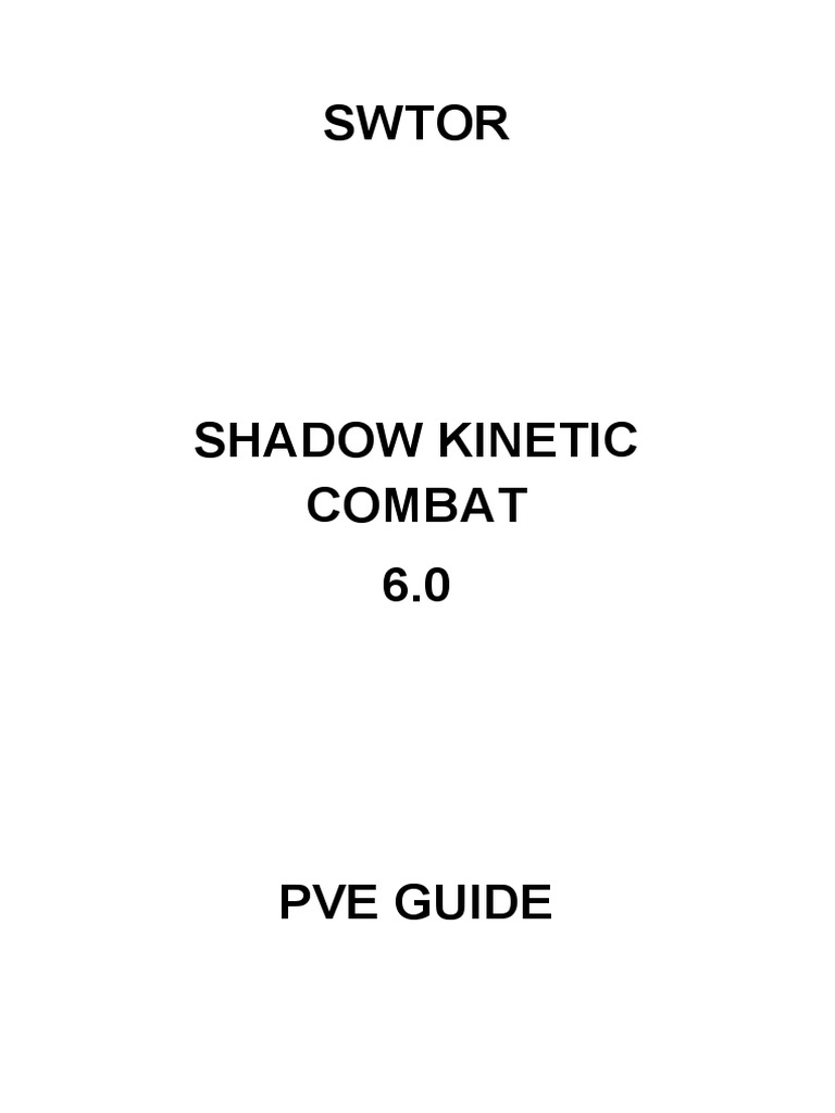 Shadow Tank Guide 6.0 | PDF | Tanks | Force